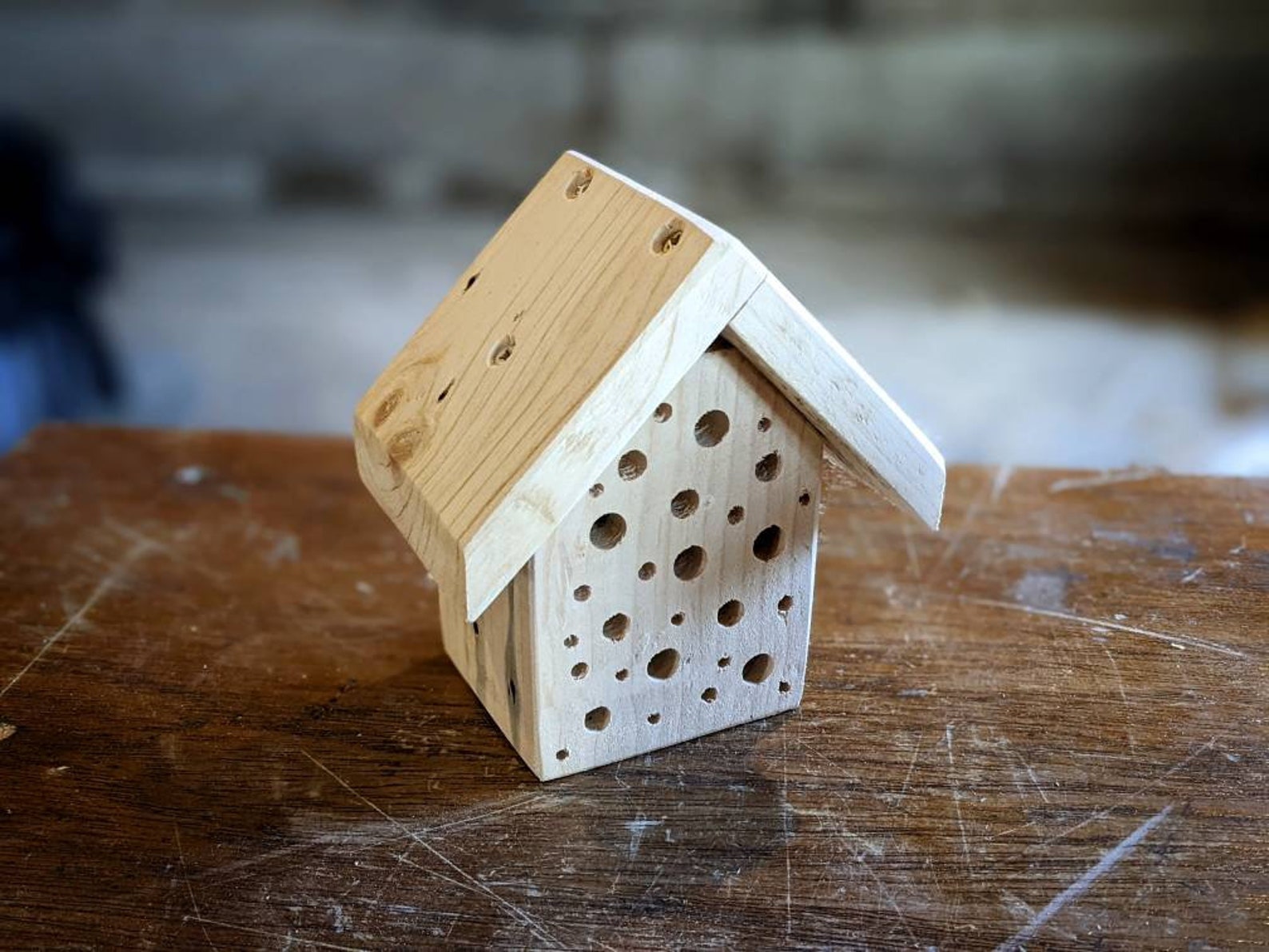 Handmade Wooden Bee House / Bug House / Bee Hive / Reclaimed - Etsy