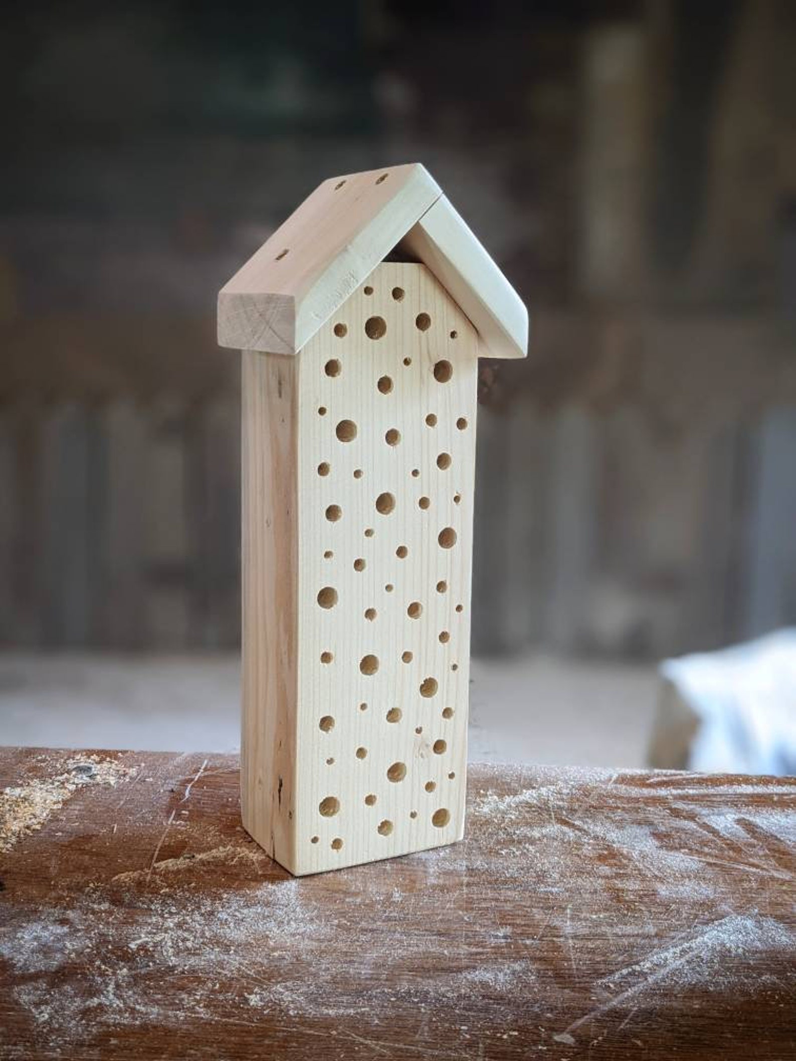 Handmade Wooden Bee House / Bug House / Bee Hive / Reclaimed - Etsy