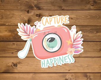 Cute Camera Sticker Silly Cartoon Photographer Photo Cup - Etsy Canada