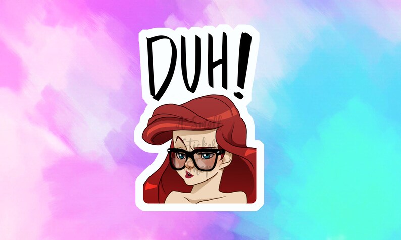 DUH Sticker Funny Laptop Sticker Small Vinyl Sticker - Etsy