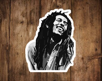 Bob Marley Stickers | Etsy