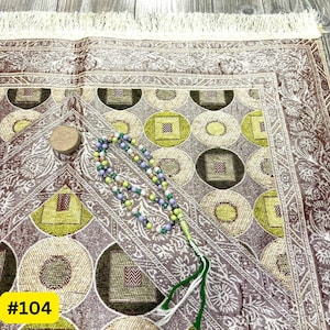 Karbala Made Soil Turbah Mohr Tasbeeh Gift Set, Prayer Mat Box Set ...