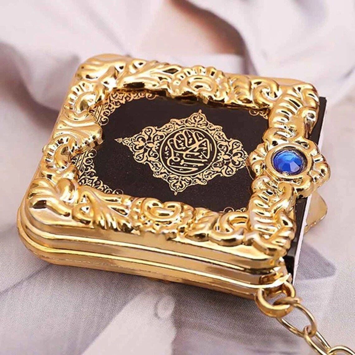 Quran Book Keychain Mini Quran in Box Allahs Book Readable - Etsy