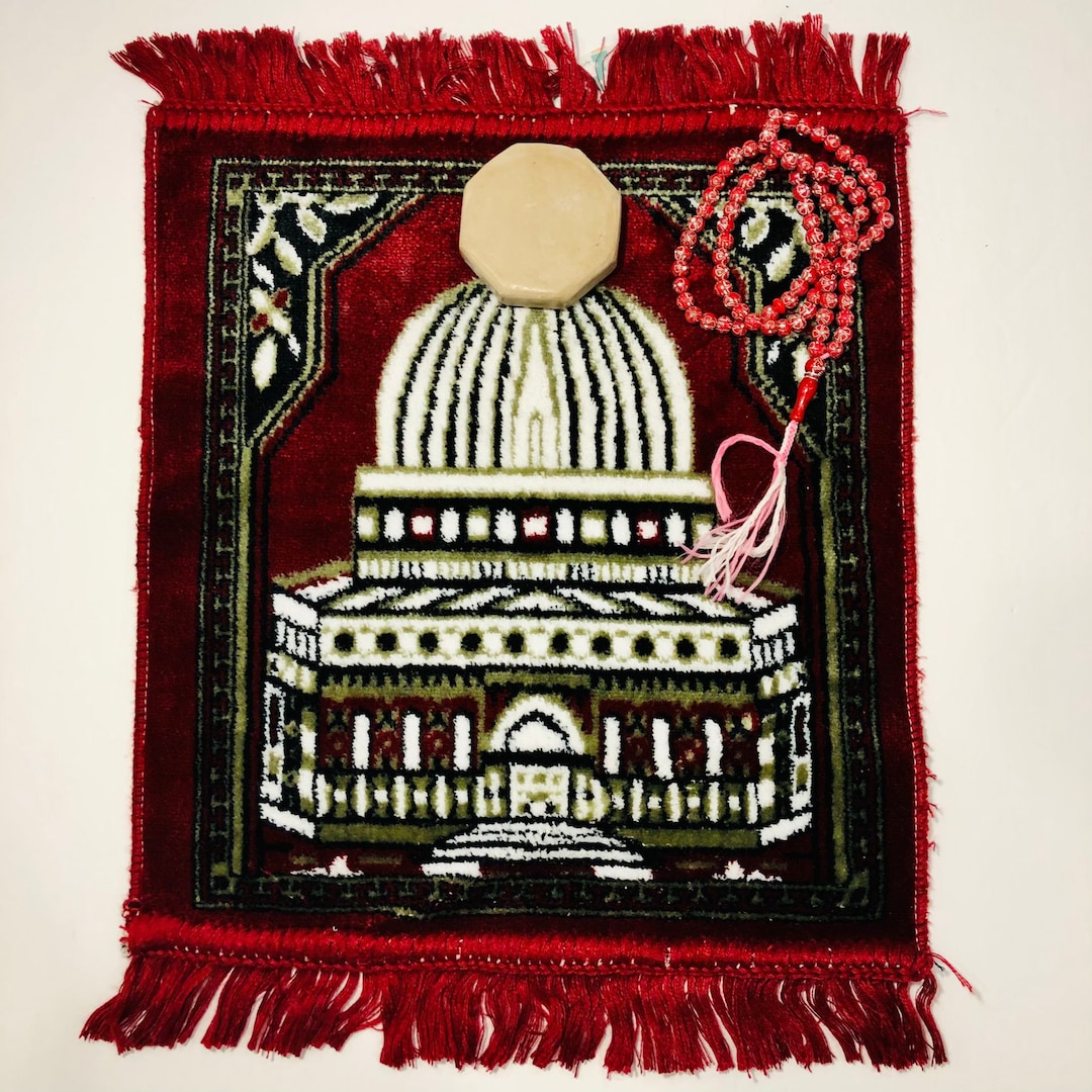 Karbala Made Soil Turbah Mohr Tasbeeh Gift Set Prayer Mat Box - Etsy