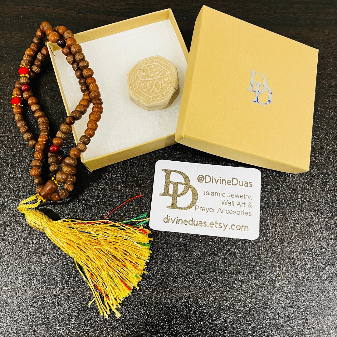 Karbala Made Soil Turbah/mohr and Tasbeeh Set Original Made - Etsy