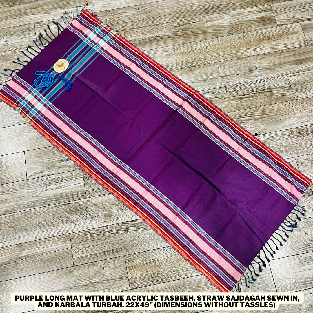 Karbala Made Soil Turbah Mohr Tasbeeh Gift Set, Prayer Mat Box Set, Gift for Mother, Imam ...