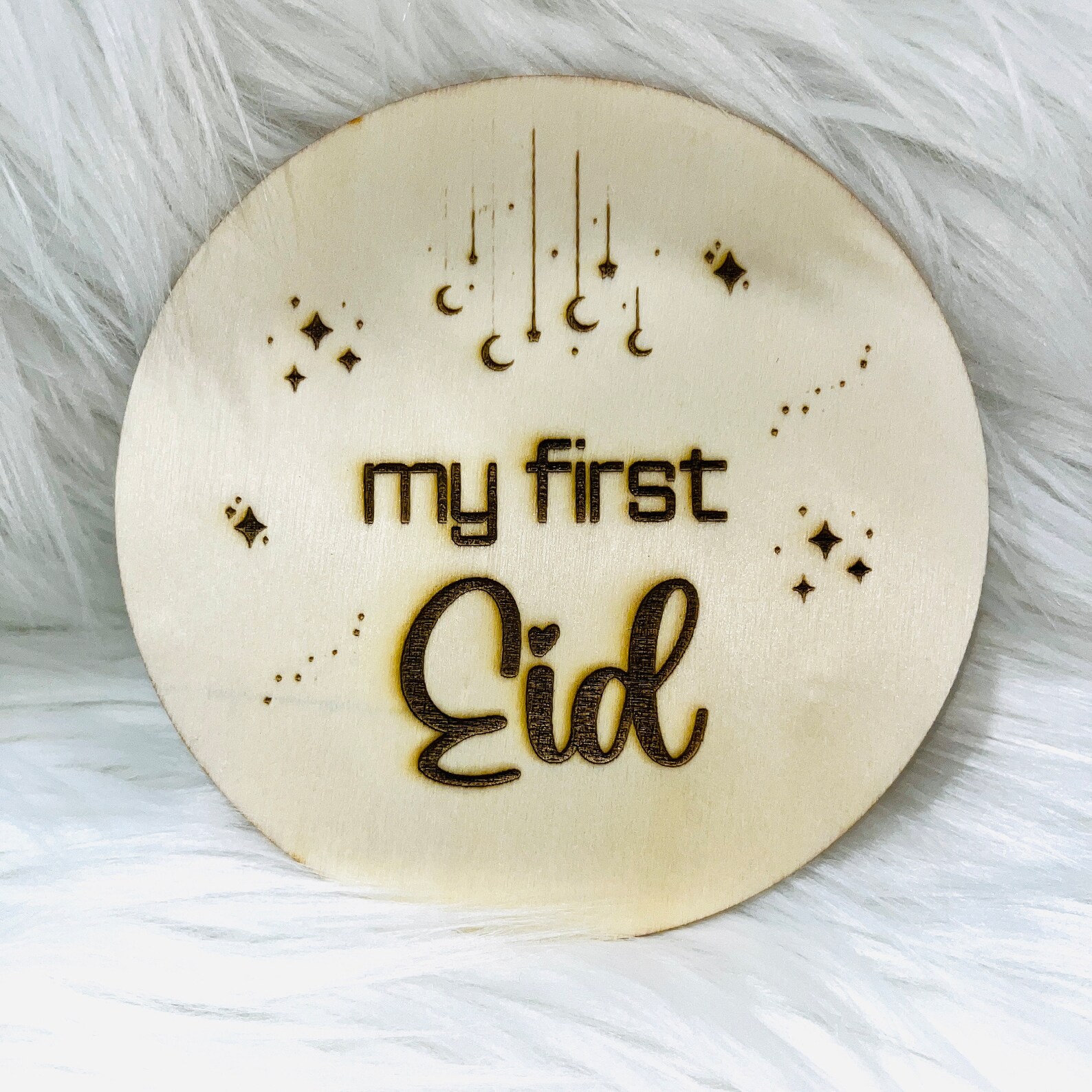My First Eid Baby Milestone Photoshoot Prop, Newborn Baby Photoshoot ...
