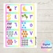 Arabic Alphabet Mat, Alif Baa Taa, Table Mat, Arabic Numerals Numbers ...