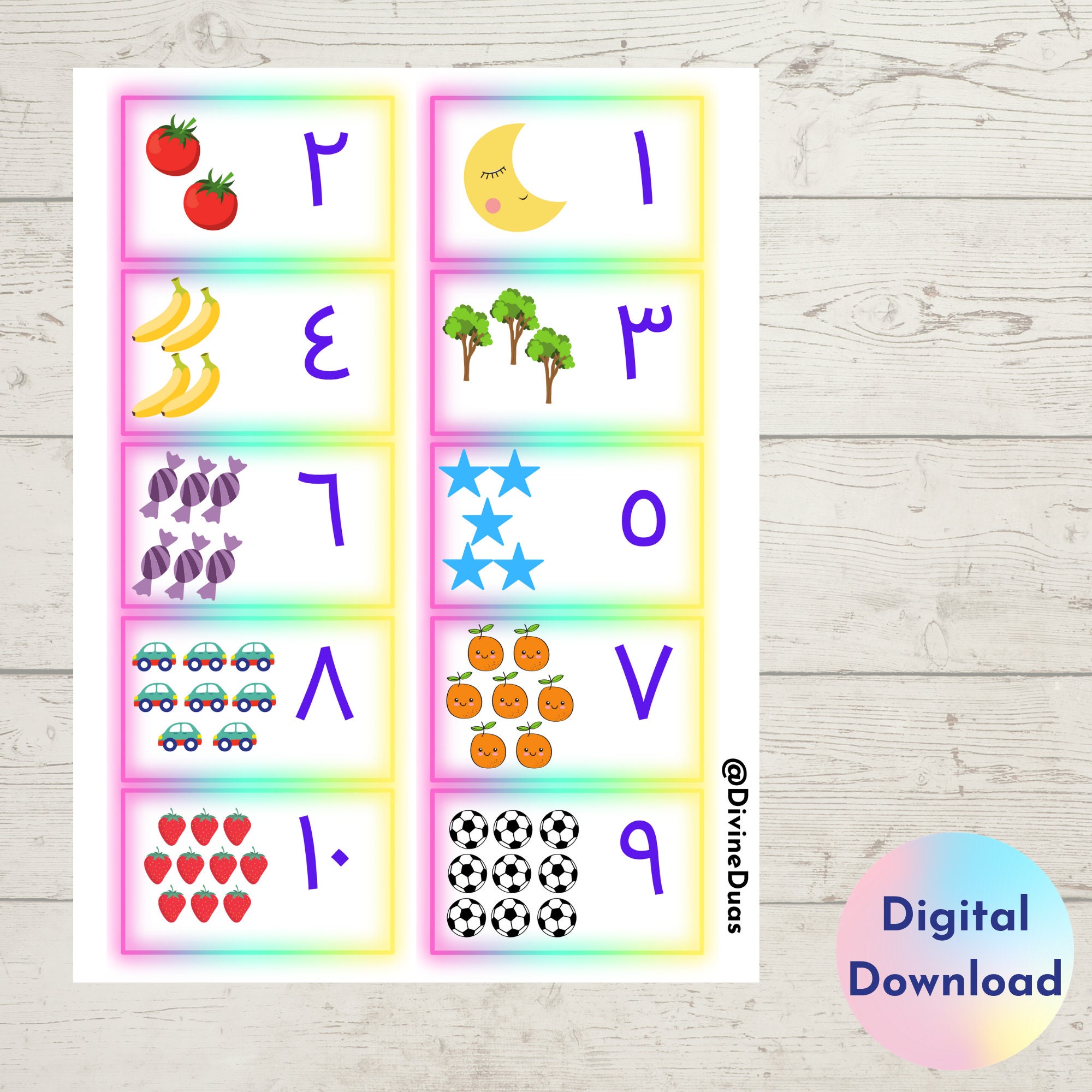 Arabic Alphabet Mat Alif Baa Taa Table Mat Arabic Numerals - Etsy UK