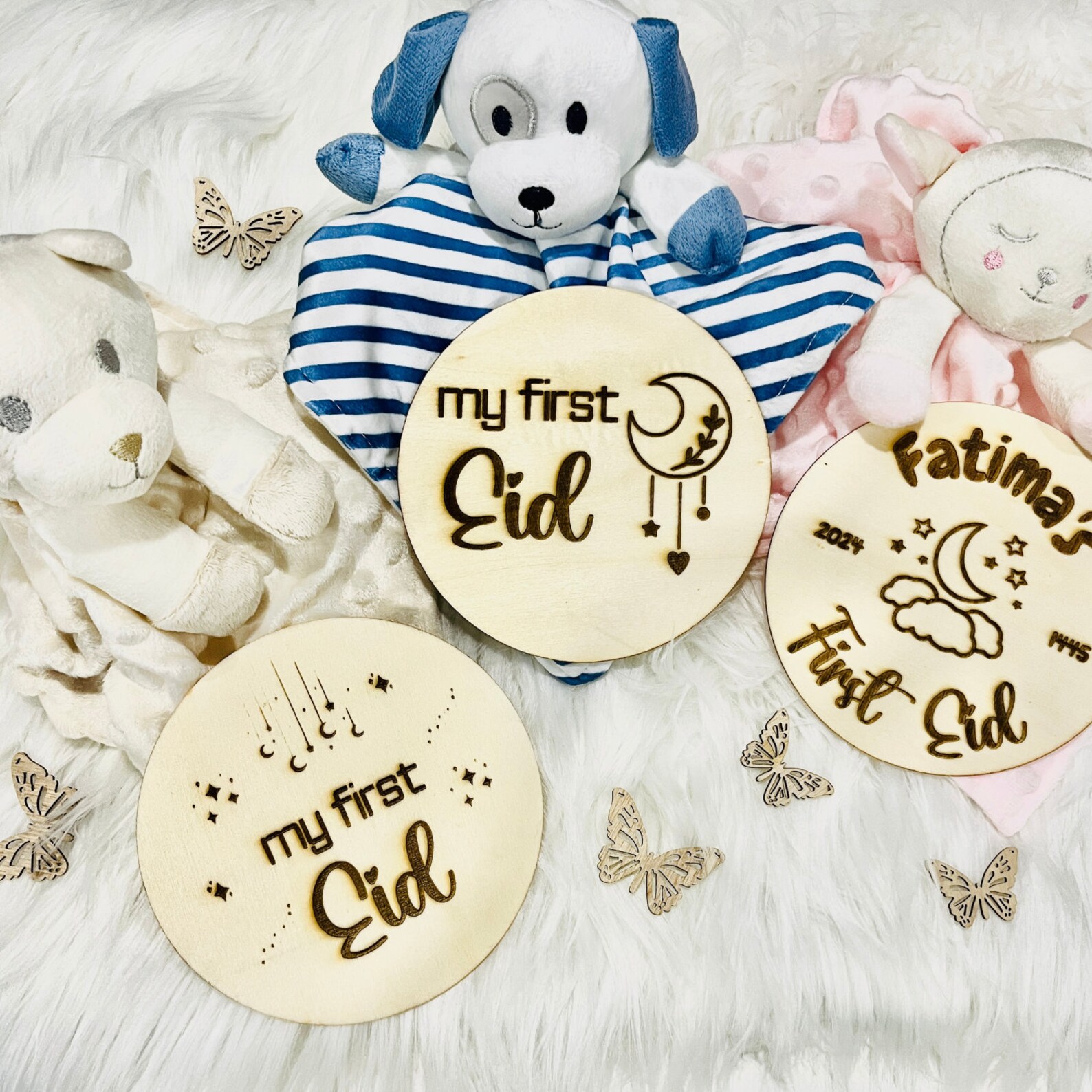 My First Eid Baby Milestone Photoshoot Prop, Newborn Baby Photoshoot ...
