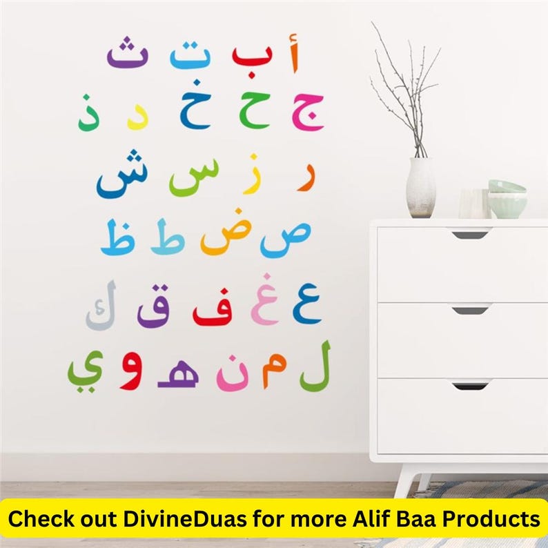 Arabic Alphabet Mat, Alif Baa Taa, Table Mat, Arabic Numerals Numbers ...
