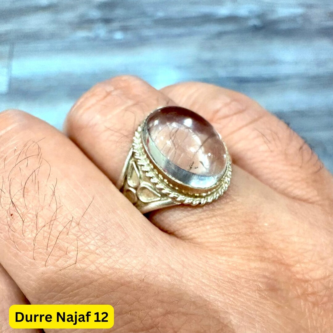 Real Natural Dur E Najaf, Agate Aqeeq Stone Gem, Shia Islamic Ring ...