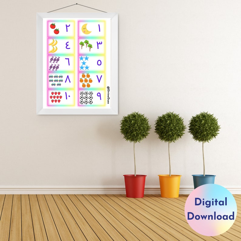 Arabic Alphabet Mat Alif Baa Taa Table Mat Arabic Numerals | Etsy