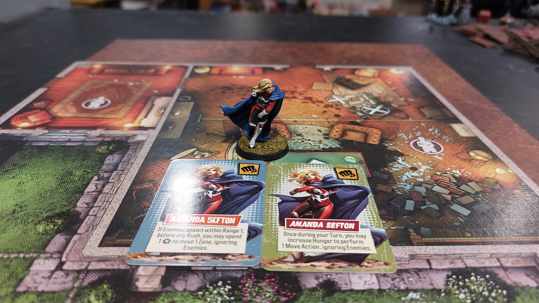 Cmon Games Marvel Zombies Zombicide Amanda Sefton Painted With Cards - Etsy