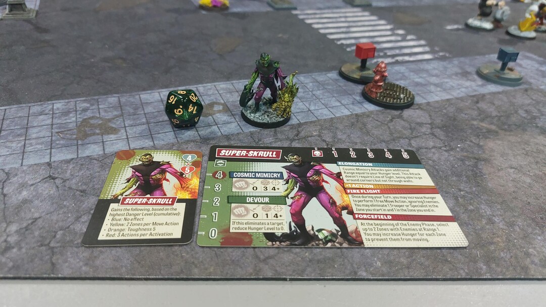 Cmon Games Marvel Zombies Zombicide Super-skrull (zombie) Painted With ...