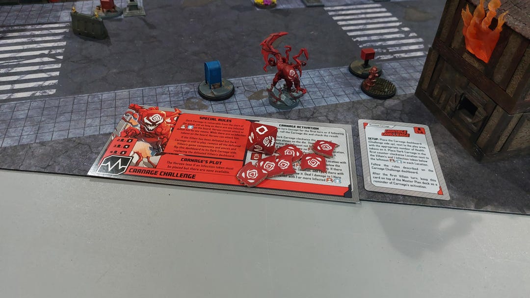 Cmon Games Marvel United Multiverse Dark Carnage Painted With Cards ...
