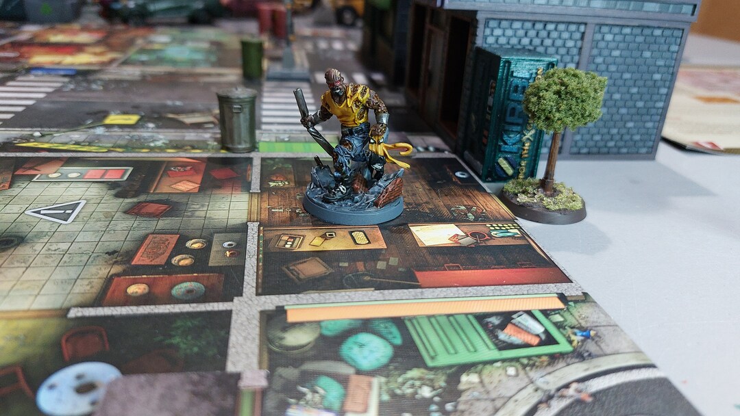 Cmon Games Marvel Zombies Zombicide Luke Cage zombie Painted With Cards ...