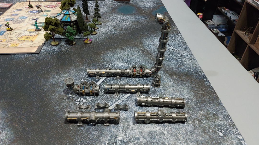 Warhammer 40k Thermic Plasma Conduits Sector Mechanicus Terrain/scenery ...