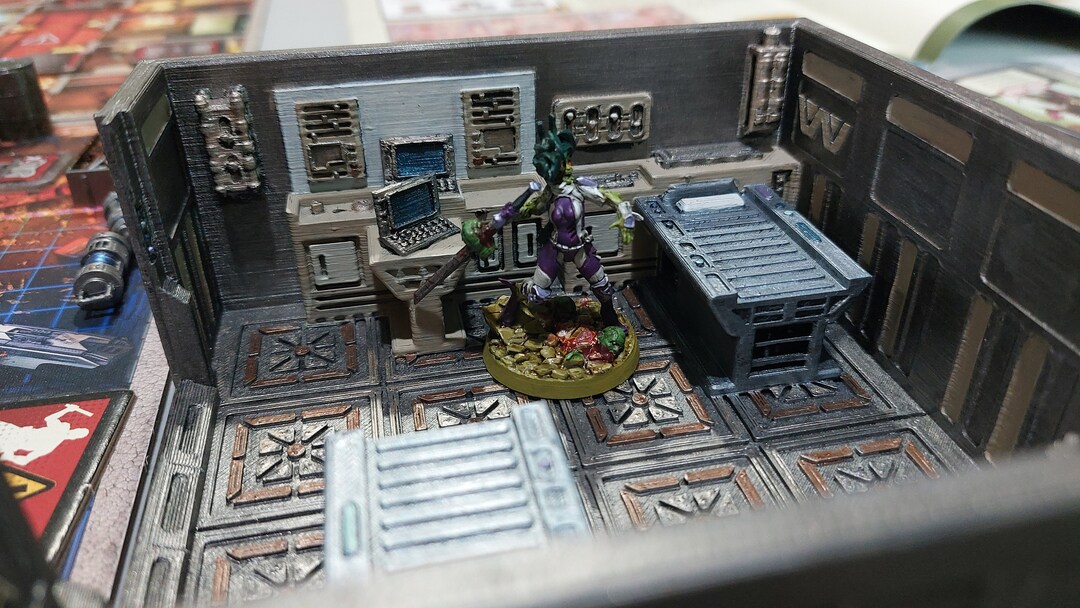 Marvel Zombies Zombicide Guardians of the Galaxy Gamora zombie Painted ...