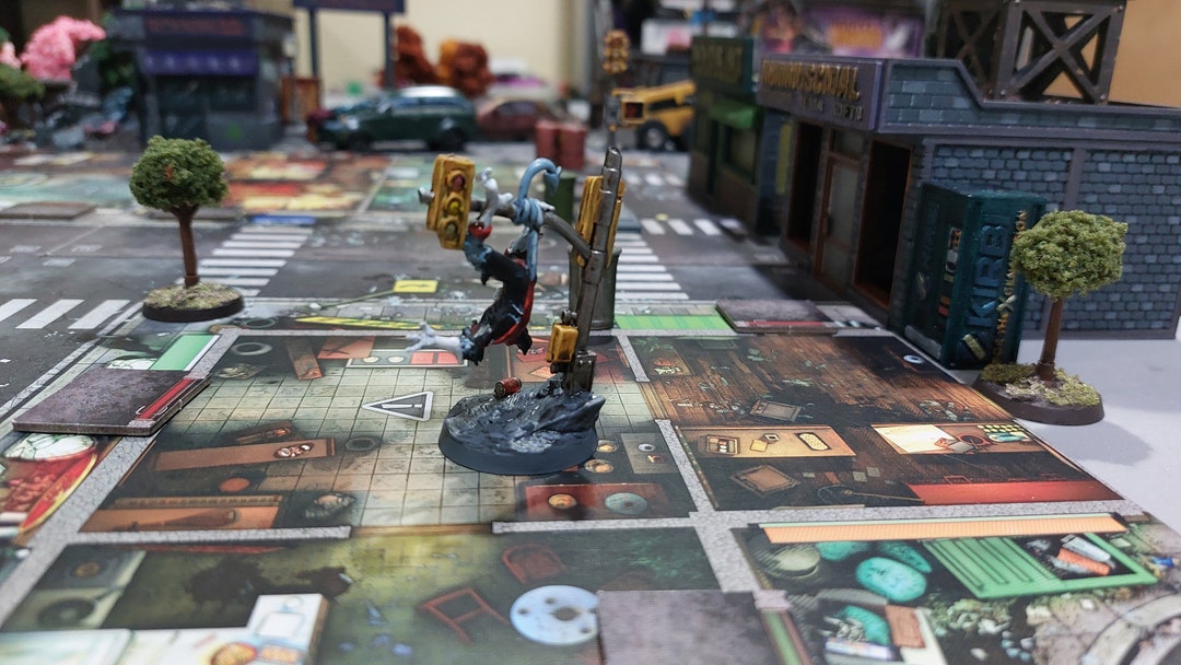 Cmon Games Marvel Zombies X-men Nightcrawler zombie Painted With Cards ...