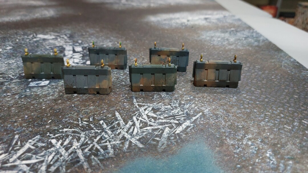 Marvel Crisis Protocol Scatter Terrain Barricades Painted - Etsy