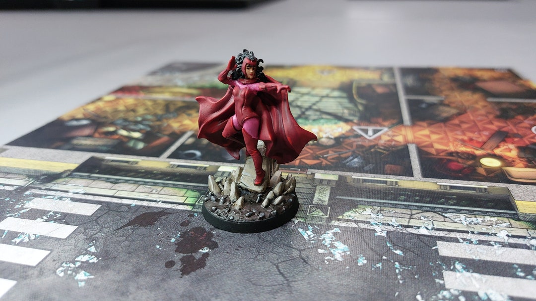 Cmon Games Marvel Zombies Zombicide Scarlet Witch With Cards - Etsy
