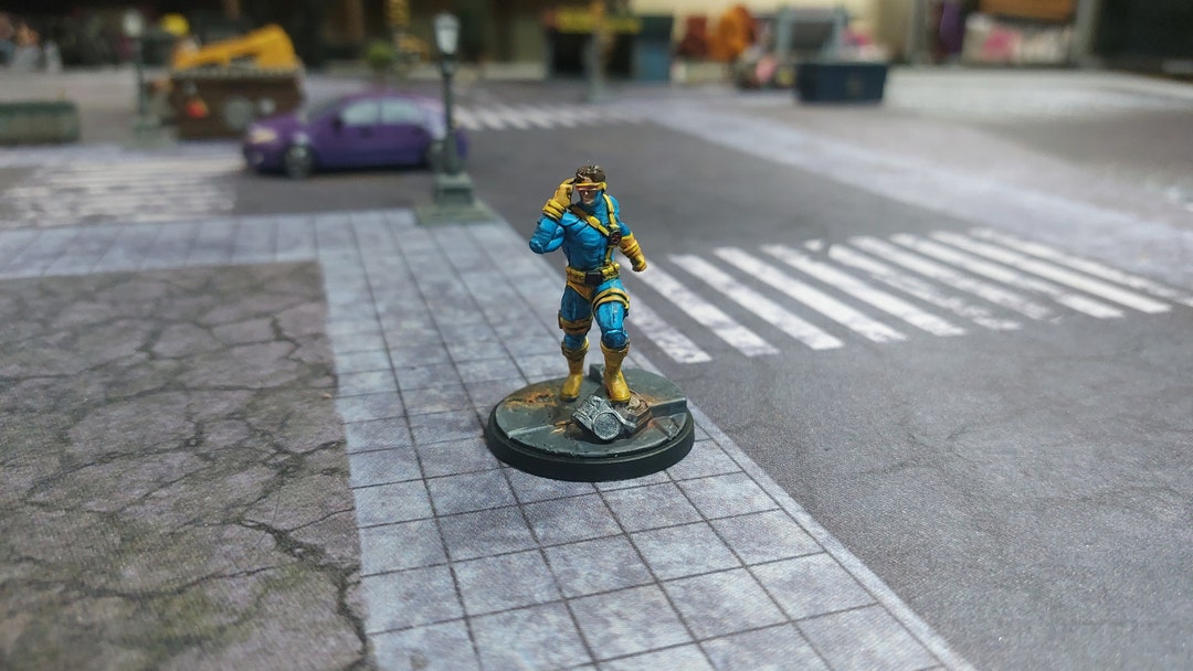 Marvel Crisis Protocol X-men Cyclops Painted With Cards - Etsy