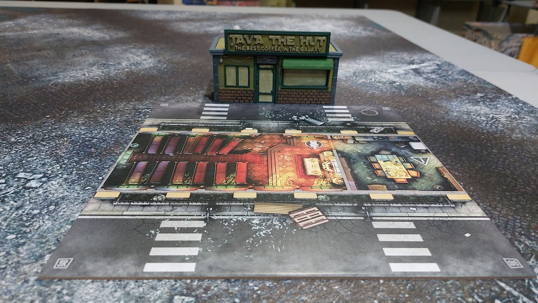 Java the Hut Coffee Shop 3d Printed Terrain for Mini/boardgames - Etsy