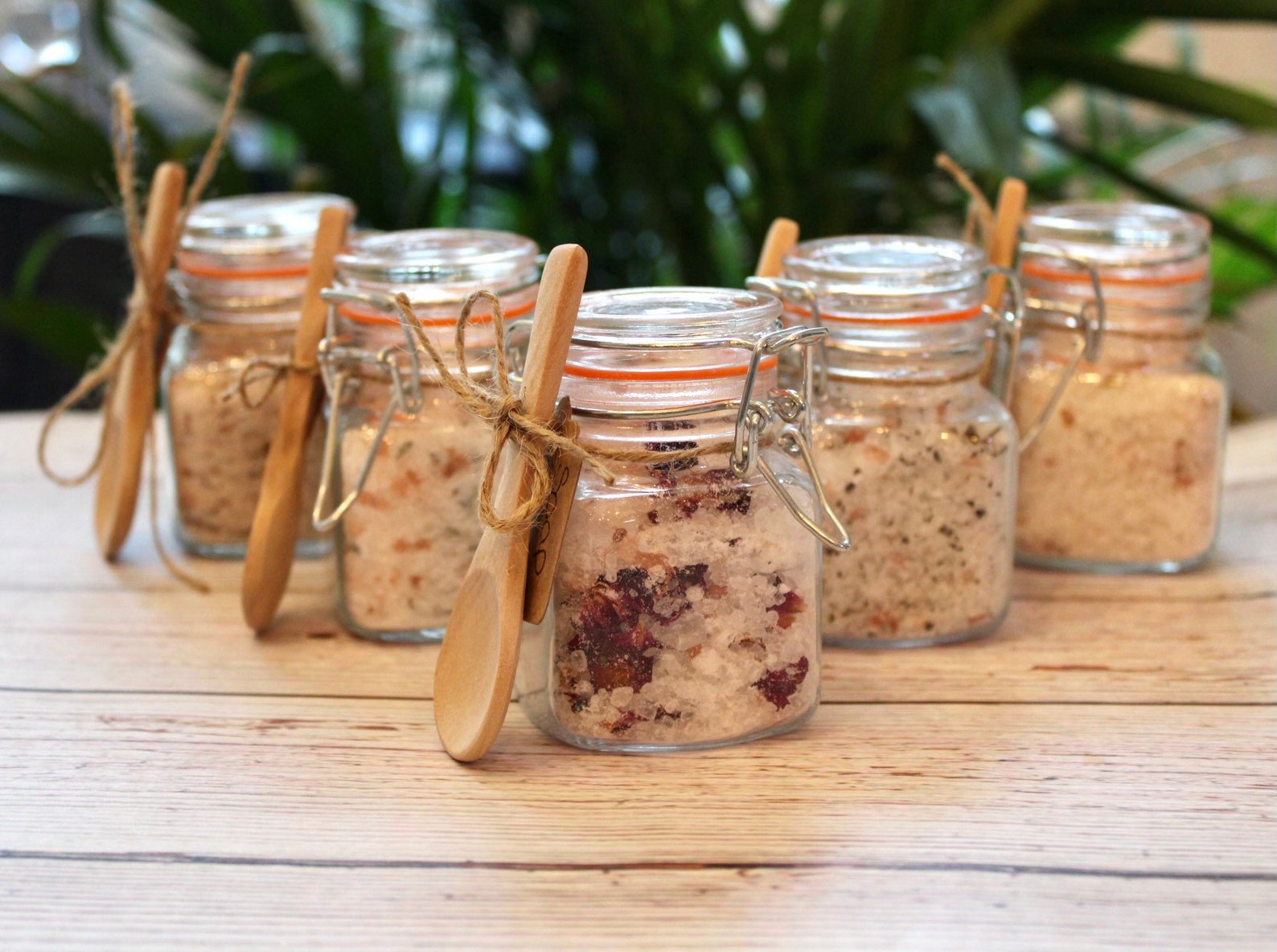 Bath Salt - Glass Jar - Spa Gift Set | Easter Spa Gift | Mother’s Day ...