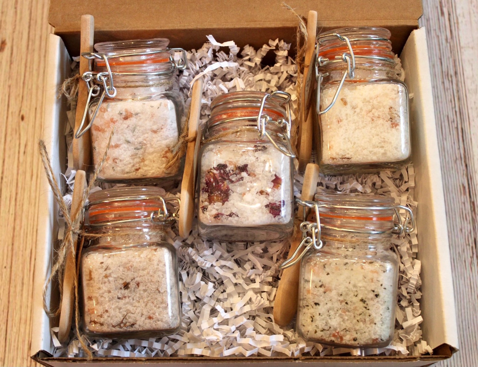 Bath Salt - Glass Jar - Spa Gift Set | Easter Spa Gift | Mother’s Day ...