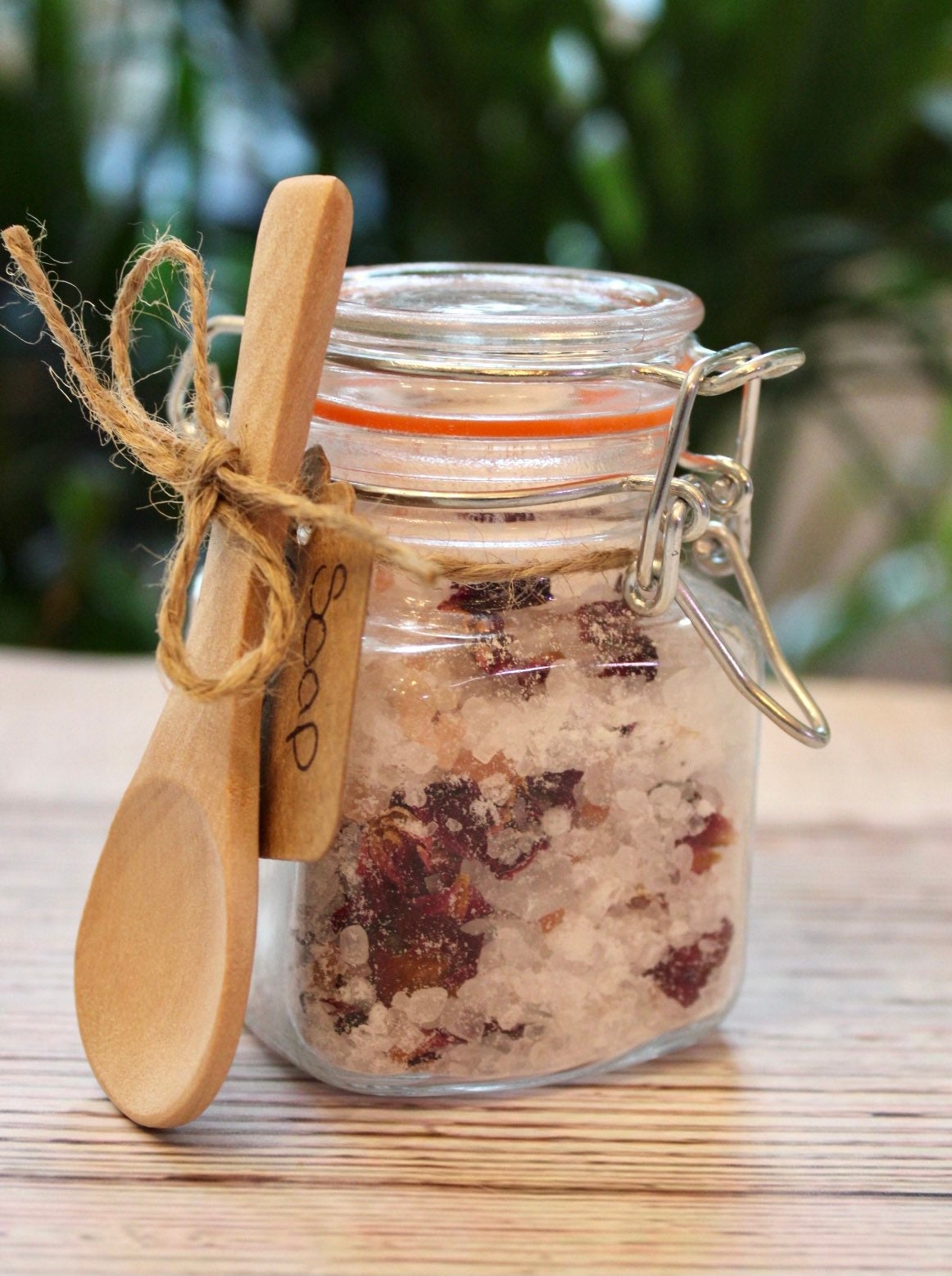 Bath Salt - Glass Jar - Spa Gift Set | Easter Spa Gift | Mother’s Day ...