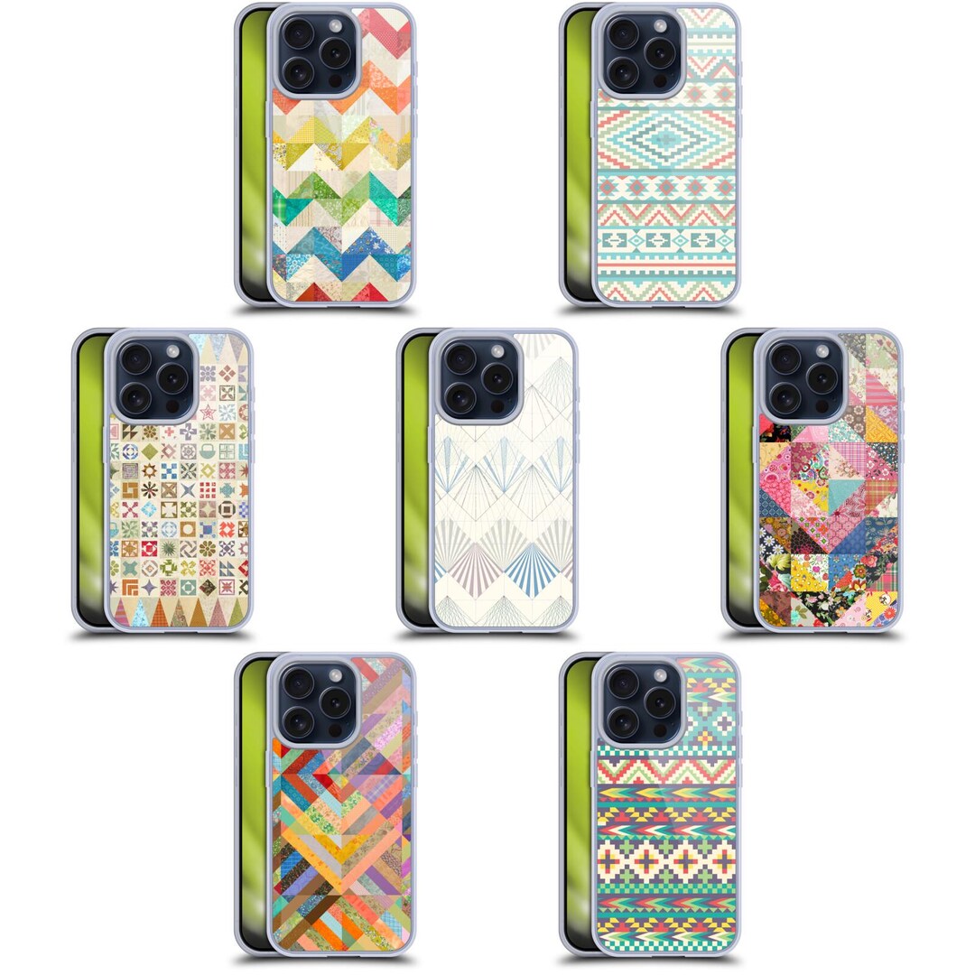 Official Rachel Caldwell Patterns Soft Gel Case for Apple iPhone Phones ...