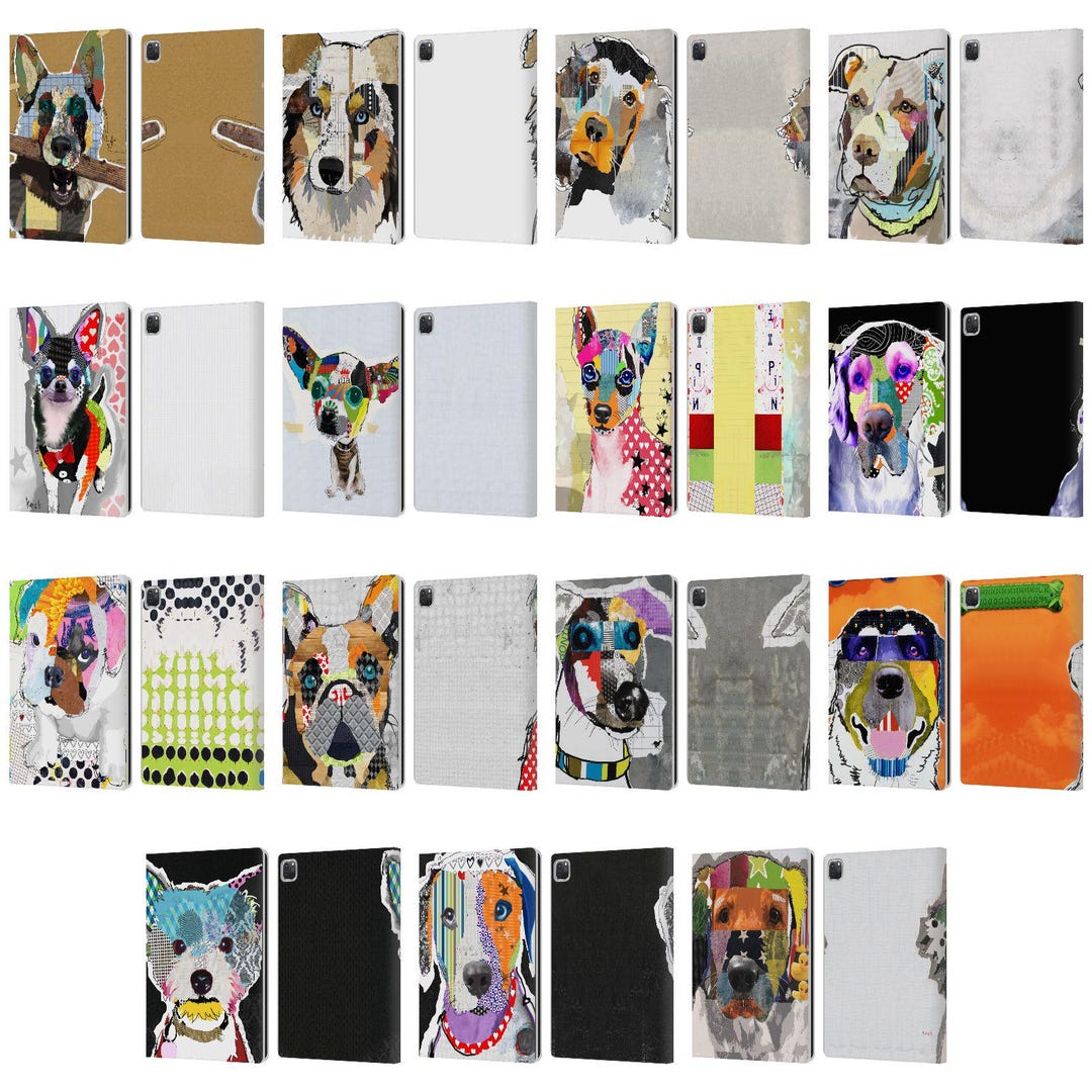 Official Michel Keck Dogs 3 Leather Book Wallet Case Cover for Apple ...