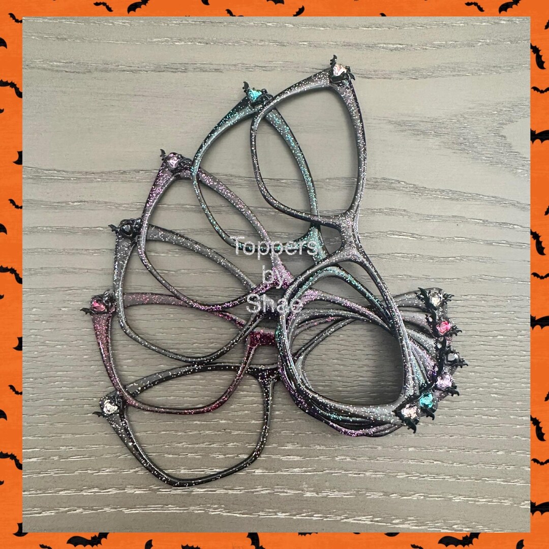 Halloween Bats Toppers - Etsy