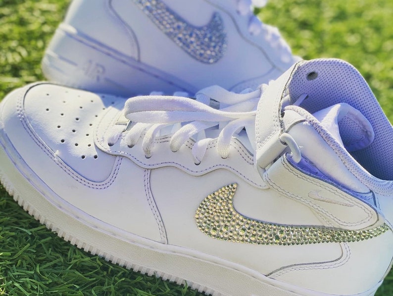 Bedazzled Diamond Air Force 1! - Etsy