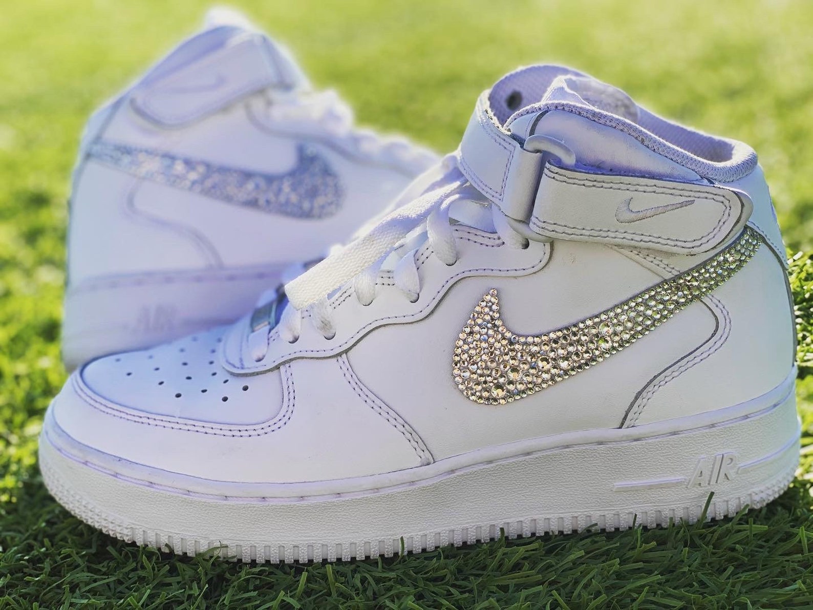Bedazzled Diamond Air Force 1 - Etsy
