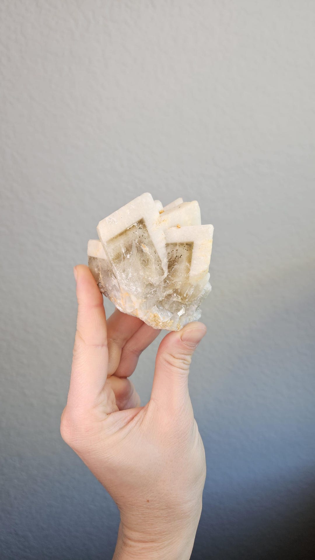 Yellow Barite Crystal Cluster With Pyrite – Xiefang Mine China – Two ...