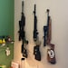 Vertical Gun Wall Mount - Etsy