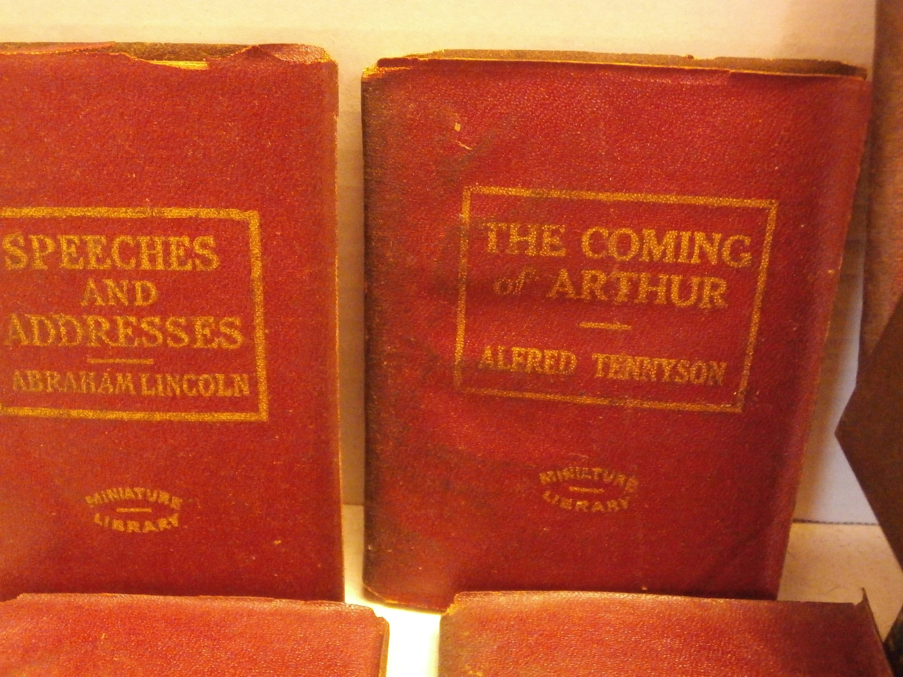 ANTIQUE 1920-1921 LITTLE Leather Library Corporation ANTIQUARIAN ...