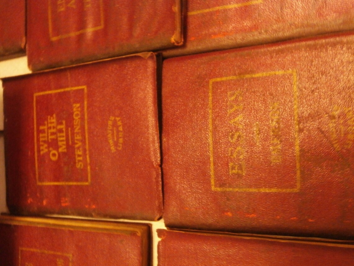 ANTIQUE 1920-1921 LITTLE Leather Library Corporation ANTIQUARIAN ...