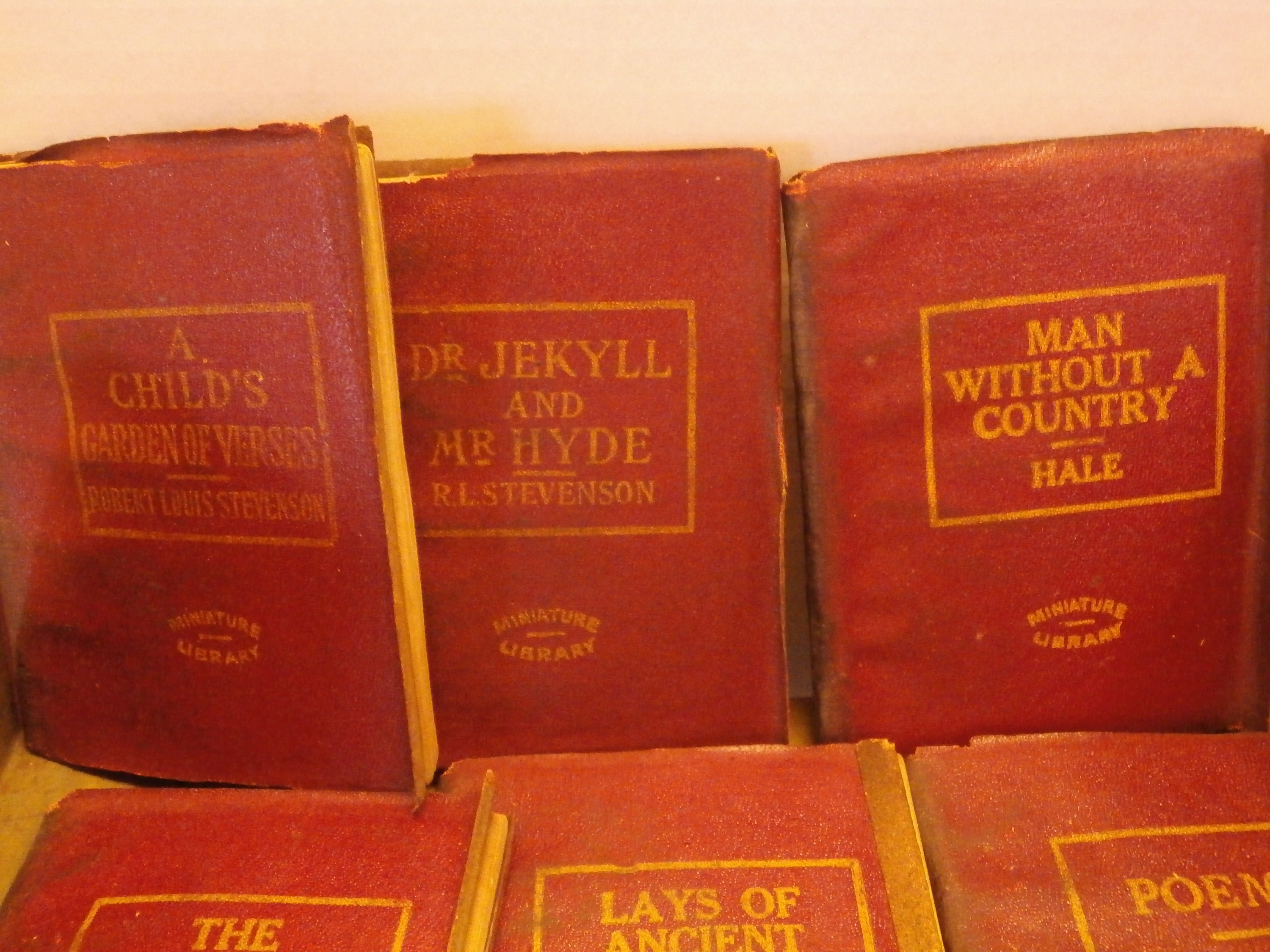 ANTIQUE 1920-1921 LITTLE Leather Library Corporation ANTIQUARIAN ...