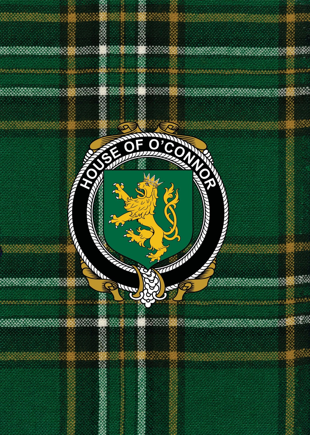 Irish Clan Badge Print. Scottish Also Available 8X10 - Etsy
