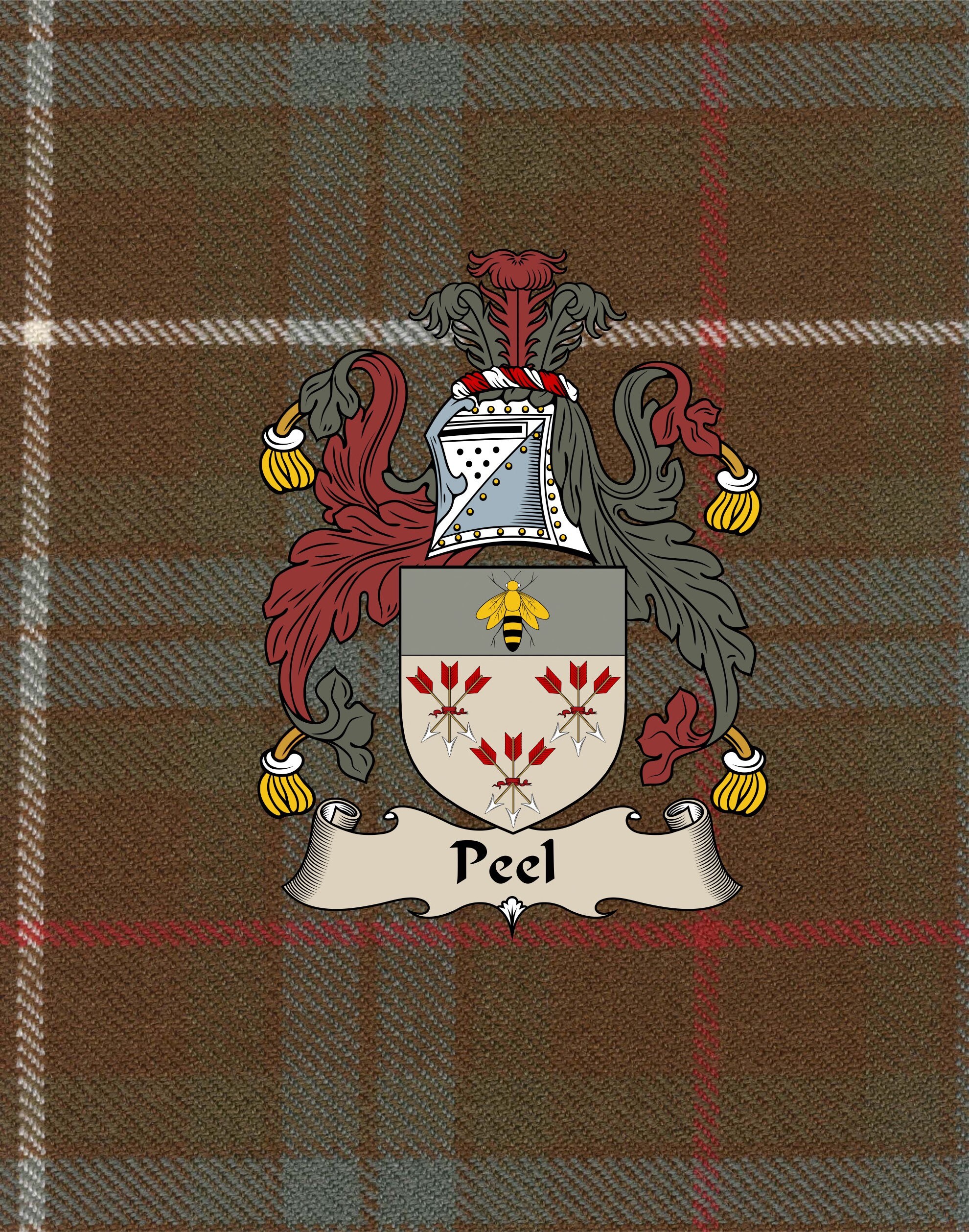 Scottish Family Tartan and Clan Badge. - Etsy