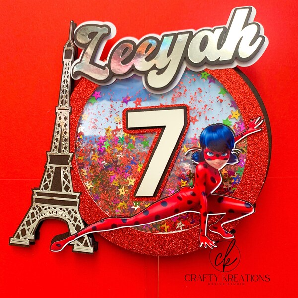 Miraculous Ladybug Cake Topper Etsy Australia