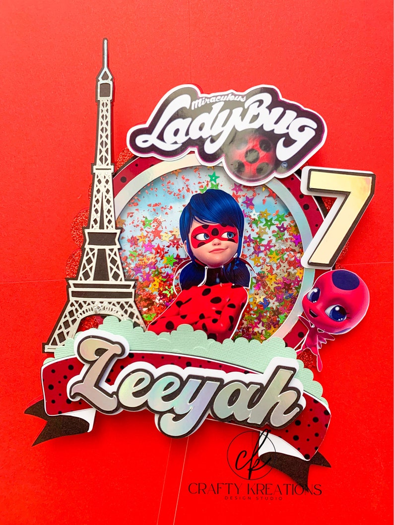 Miraculous Ladybug Cake Topper Custom Personalised 3D - Etsy Australia