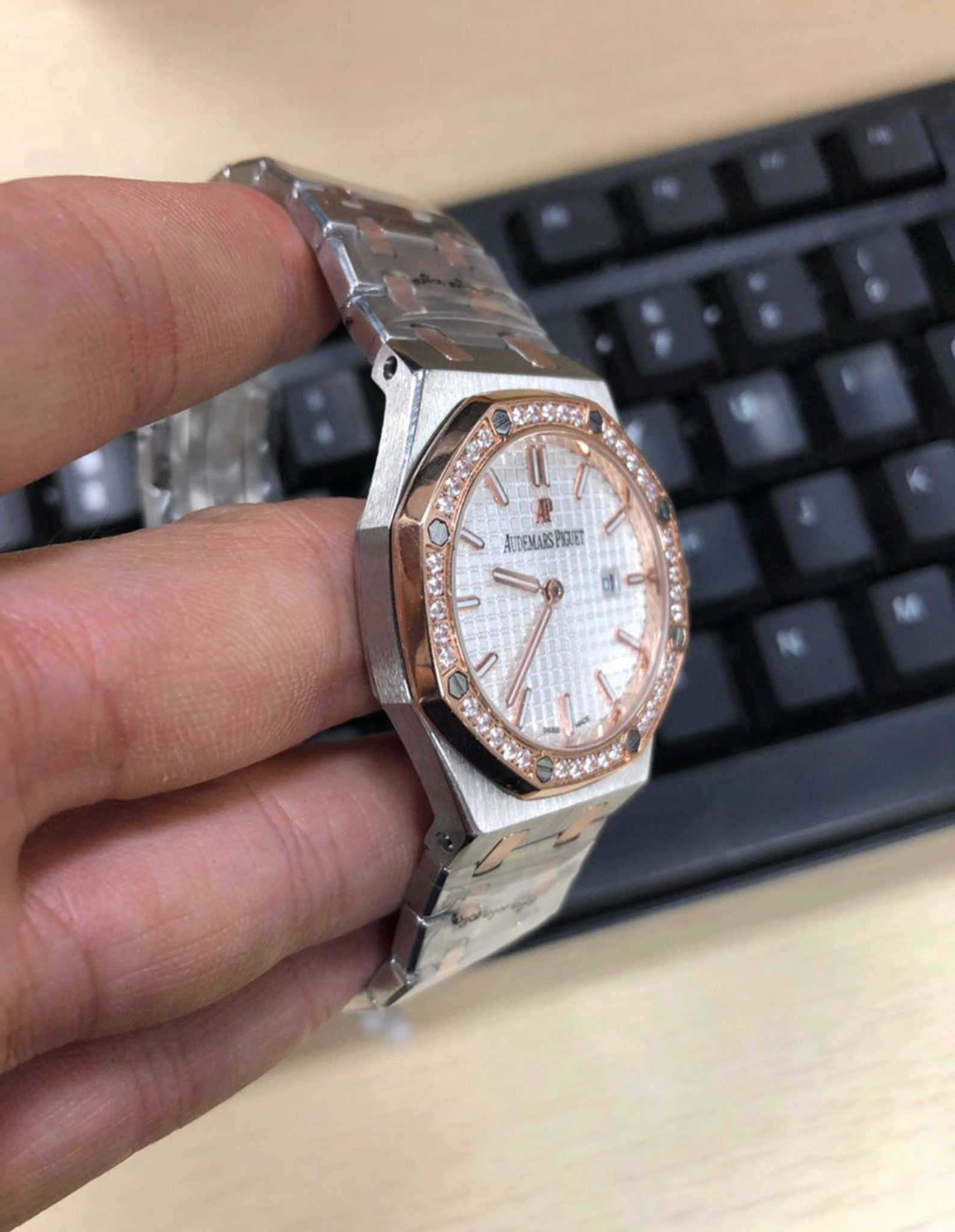 Ladies Two-Tone AP Luxury Watch | Etsy