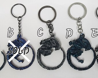 Alien Xenomorph Keychain - Etsy
