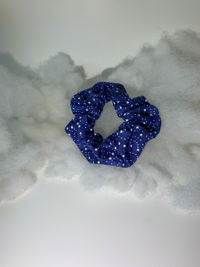 Blue Starry Night Scrunchie - Etsy