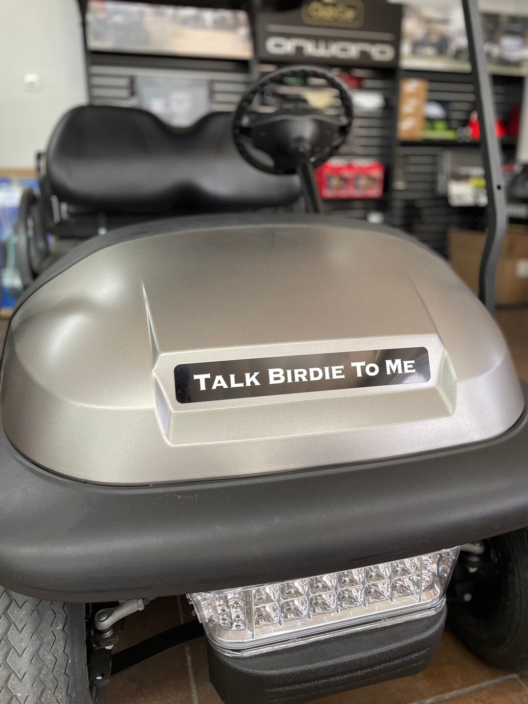 Personalized Club Car Emblem Custom Engraved Tag Plate Badge Logo Name ...