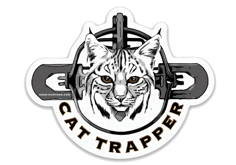 Bobcat Trapper Sticker - Etsy